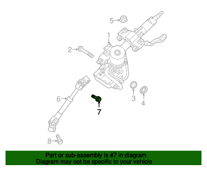 56415-1C000 - Lower Shaft Lower Bolt 2007-2017 Kia | Kia Cheap Parts