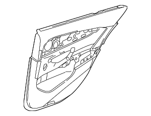 213-730-37-06 - Door Interior Trim Panel 2017-2020 Mercedes-Benz ...