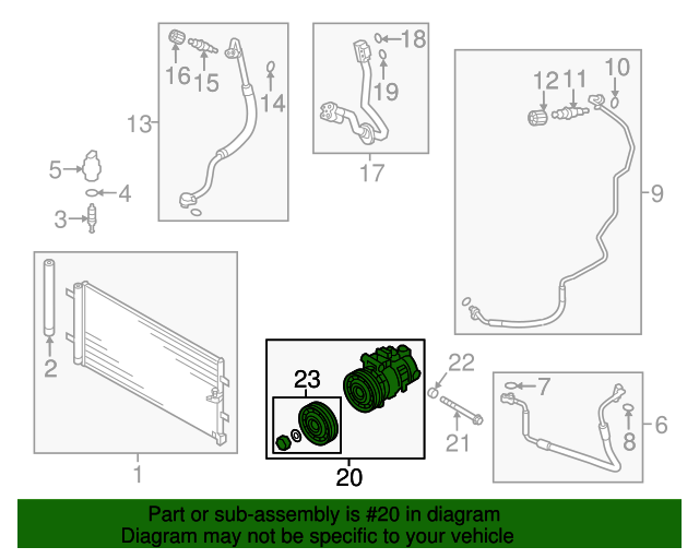 4G0-260-805-A - Compressor Assembly 2012-2017 Audi | Audi OEM Parts