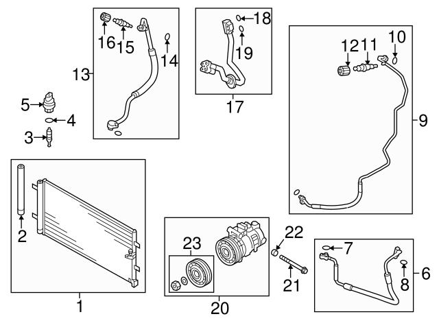 4G0-260-805-A - Compressor Assembly 2012-2017 Audi | Audi OEM Parts