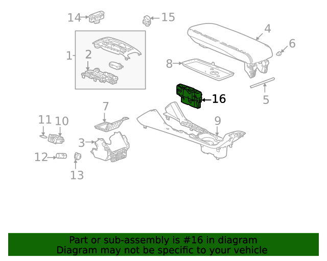 Electronic Transmission Shift Control Pushbutton 42840541 GM ...