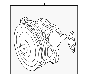 2010-2025 Jaguar Water Pump Assembly AJ813909 | JaguarParts.com