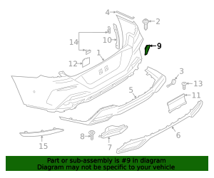 51128075249 - 2019-2025 BMW Trim (51-12-8-075-249) | BMW of South ...