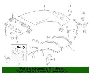 000-998-68-40 - Latch Assembly Bumper 2012-2017 Mercedes-Benz E 550 ...