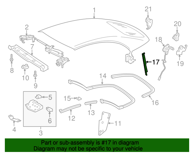 2011-2017 Mercedes-Benz Convertible Top Switch 207-820-76-10 ...