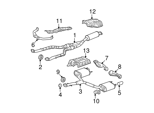 58328-53020 - Heat Shield - 2006-2015 Lexus | MyLexusParts