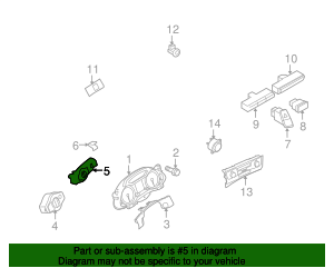 8T1-858-341-B-BD6 - Switch Bezel 2013-2017 Audi | Audi OEM Parts