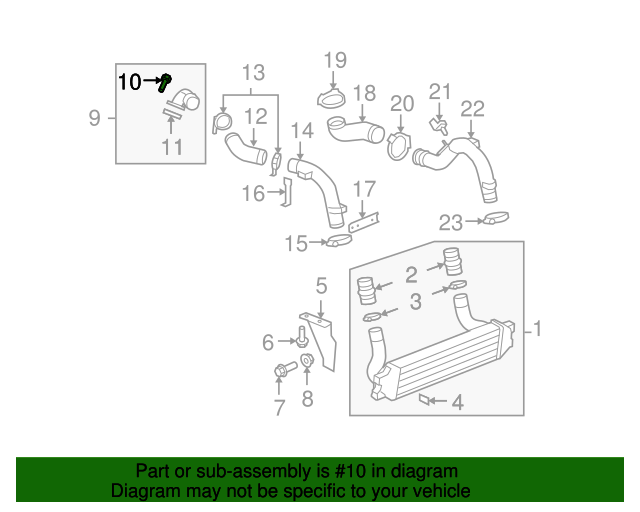 11589311 - M8x1.25x29 Transmission Fluid Cooler Pipe Bolt 2007-2016 GM ...