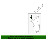 2003-2024 Subaru Lower Molding Clip 909130088 | Subaru Parts Store