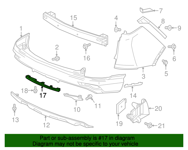 74985-TLA-A52 - Rear Sensor 2017-2019 Honda CR-V | Honda Parts Online