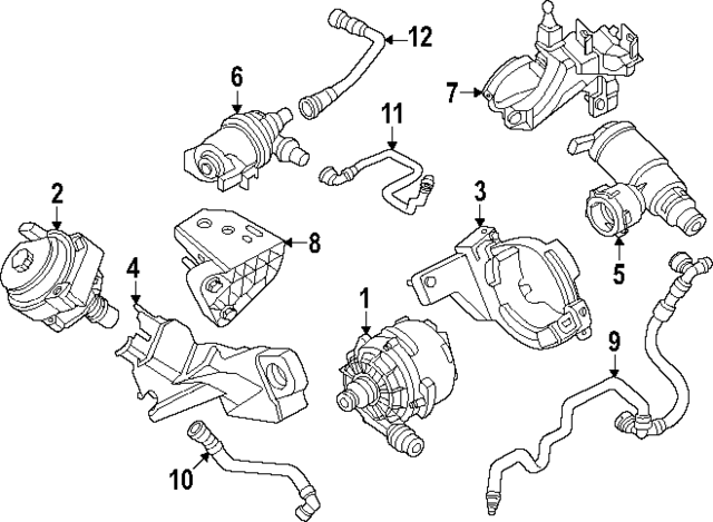 2023-2024 BMW Shut-Off Valve 11-51-5-A0A-F88 | OEM Euro Parts