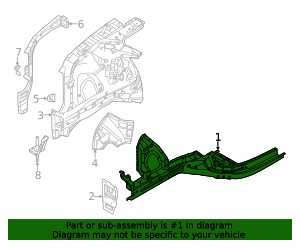 64602-R5000 - Rail Assembly 2021-2023 Kia Sorento | Kia.Parts Store