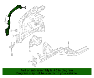 64583-R5500 - Apron Panel 2024-2025 Kia Sorento | Kia.Parts Store