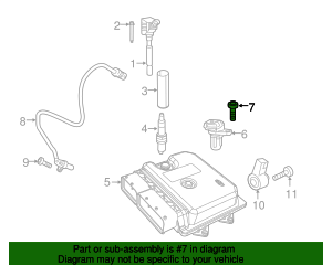 2012-2020 Mopar Water Pump Upper Bolt 6106002AA | TascaParts.com