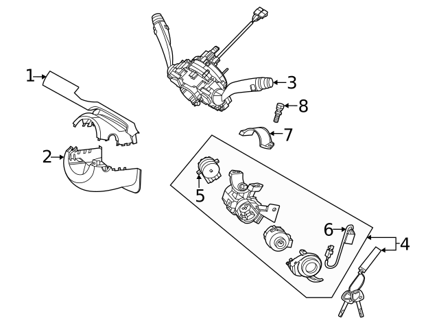 934A2-L2050 - Combo Switch 2021-2024 Kia K5 | Kia.Parts Store