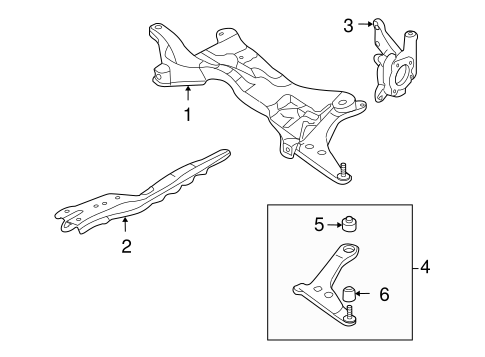Suspension Components for 2008 Mitsubishi Outlander | Mitsubishi Parts ...