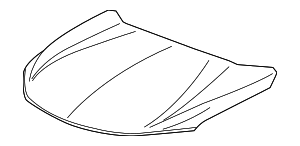 2019-2025 Chevrolet Blazer Hood 84922348 GM | GMPartsDirect.com