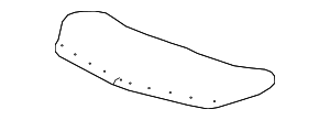 2019-2025 Chevrolet Blazer Hood Front Edge Weatherstrip 84751933 GM ...