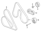 Genuine OEM Ford Part - Pulley Bolt W716498-S437 | Genuine OEM Ford ...