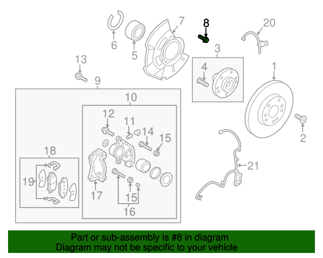 2007-2020 Hyundai Splash Shield Bolt 11293-06146-B | HyundaiParts.Online
