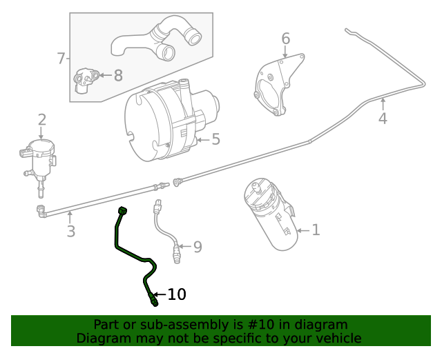2016-2018 Mercedes-Benz G 65 AMG® Oxygen Sensor 009-542-80-18-64 | MB ...