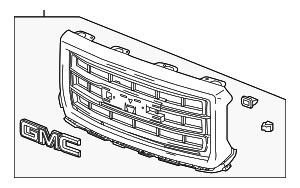 23254463 - OEM GM GRILLE GMPartsCenter.net | GM Parts Center