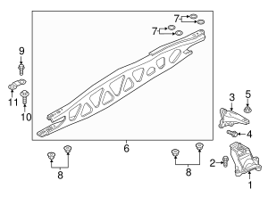 2013-2020 Mazda OEM NEW 13-20 Mazda MX5 Miata CX3 CX5 CX9 Rear Upper ...
