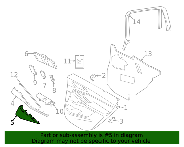 Genuine BMW 51-41-8-499-371 | Speaker Grille | FREE Shipping on Most ...