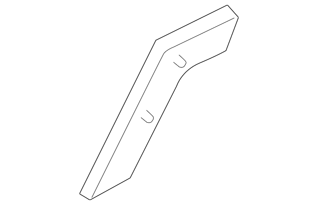 2011-2014 Mazda 2 Door Weather-Strip Fastener - Driver's Side (LH) D651 ...