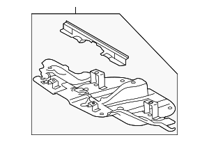 2007-2022 Toyota Radiator Support Splash Shield 51410-0C010 | OEM Parts ...