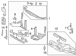 2007-2022 Toyota Mount Bracket 53258-0C010 | Toyota Parts Center
