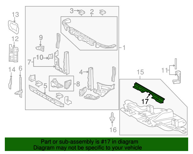 2007-2022 Toyota Splash Shield Seal 51455-0C010 | Toyota Parts Center