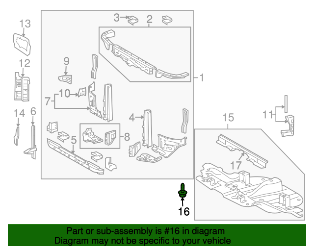 90119-A0169 - Splash Shield Bolt - 2003-2024 Toyota | OEM Genuine ...