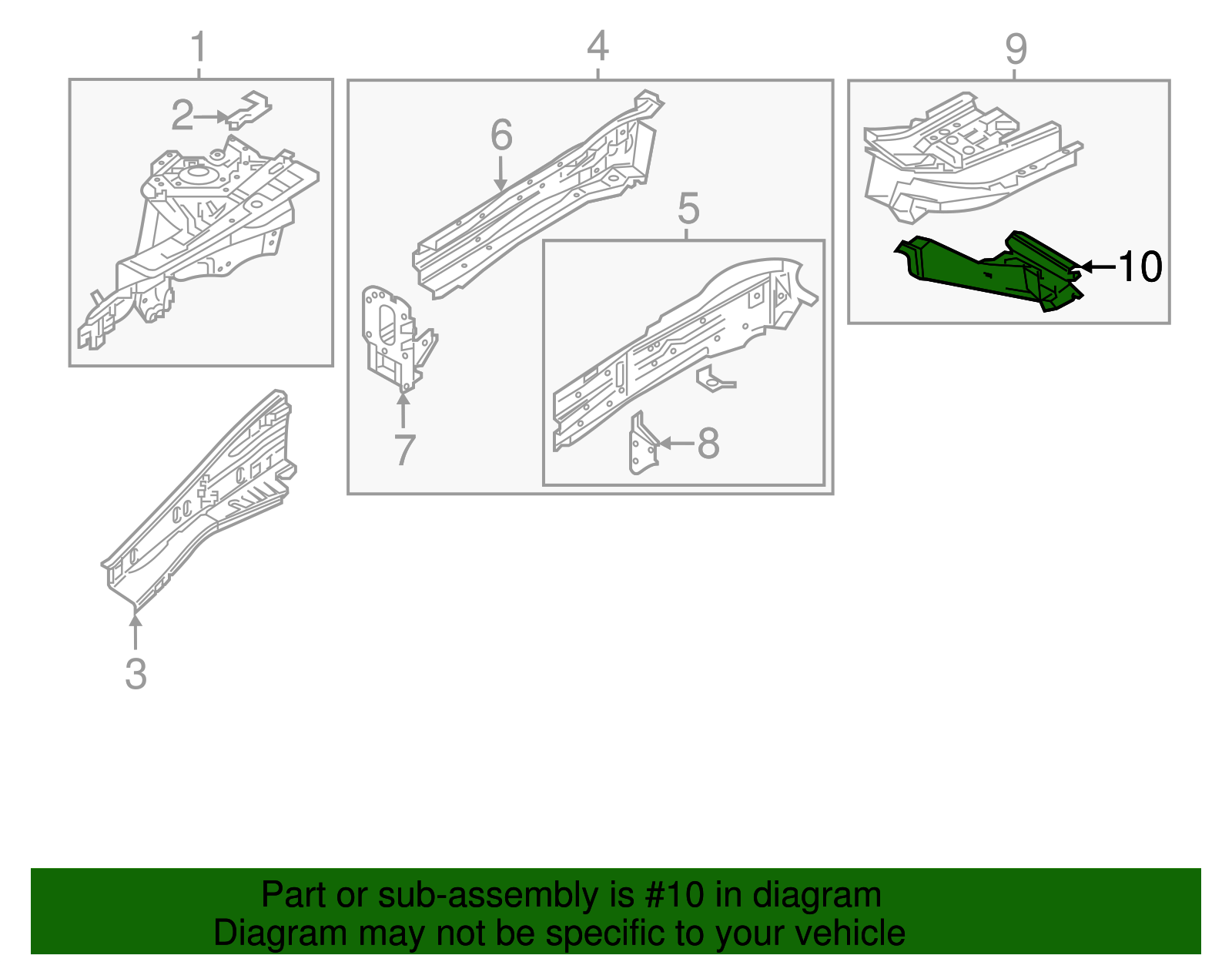 2017-2024 Mazda CX-5 Reinforced Plate KB7W-54-380 | RealMazdaParts.com
