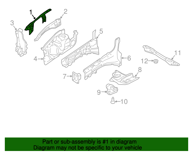 2016-2018 Lincoln MKX Bracket Fender Front F2GZ-16C079-B | Blue Springs ...