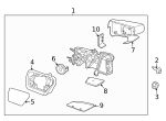 2021 Ford F-150 Trim Cover ML3Z-17K709-BC | TascaParts.com