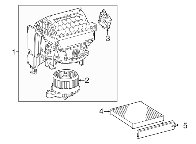 2006-2023 Lexus Cabin Air Filter 87139-50100 | OEM Parts Online
