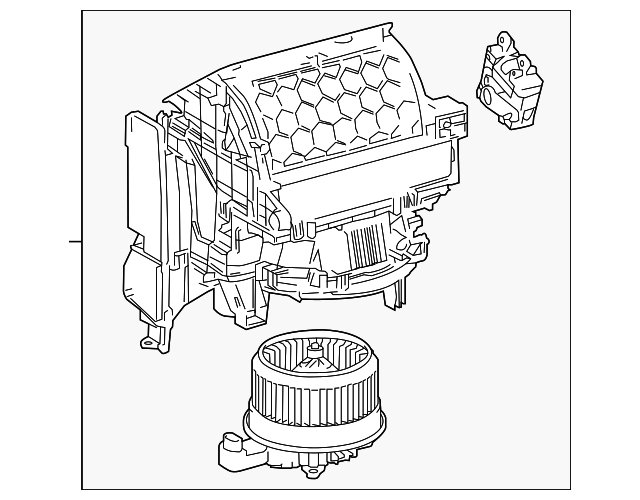 87130-78030 - Blower Assembly - 2015-2021 Lexus | DiscMonster