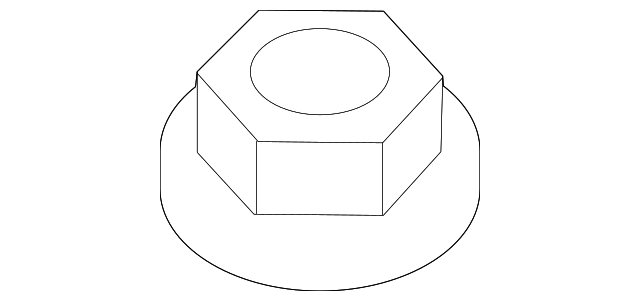 1995-2024 Nissan Sunroof Frame Nut 01225-00561 | Temecula Nissan Parts