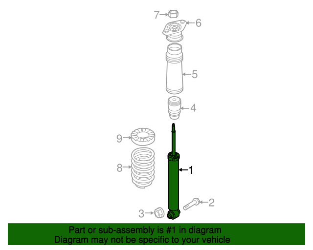 55311-2S411 - Shock 2011-2013 Kia Sportage | Kia.Parts Store