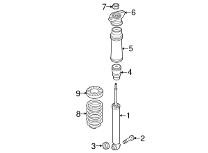 55311-2S411 - Shock 2011-2013 Kia Sportage | Kia.Parts Store