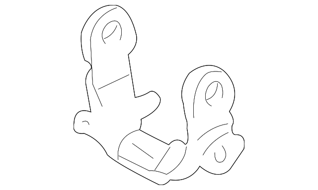 1998-2002 Toyota Land Cruiser Mounting Bracket 45280-60460 | Toyota ...