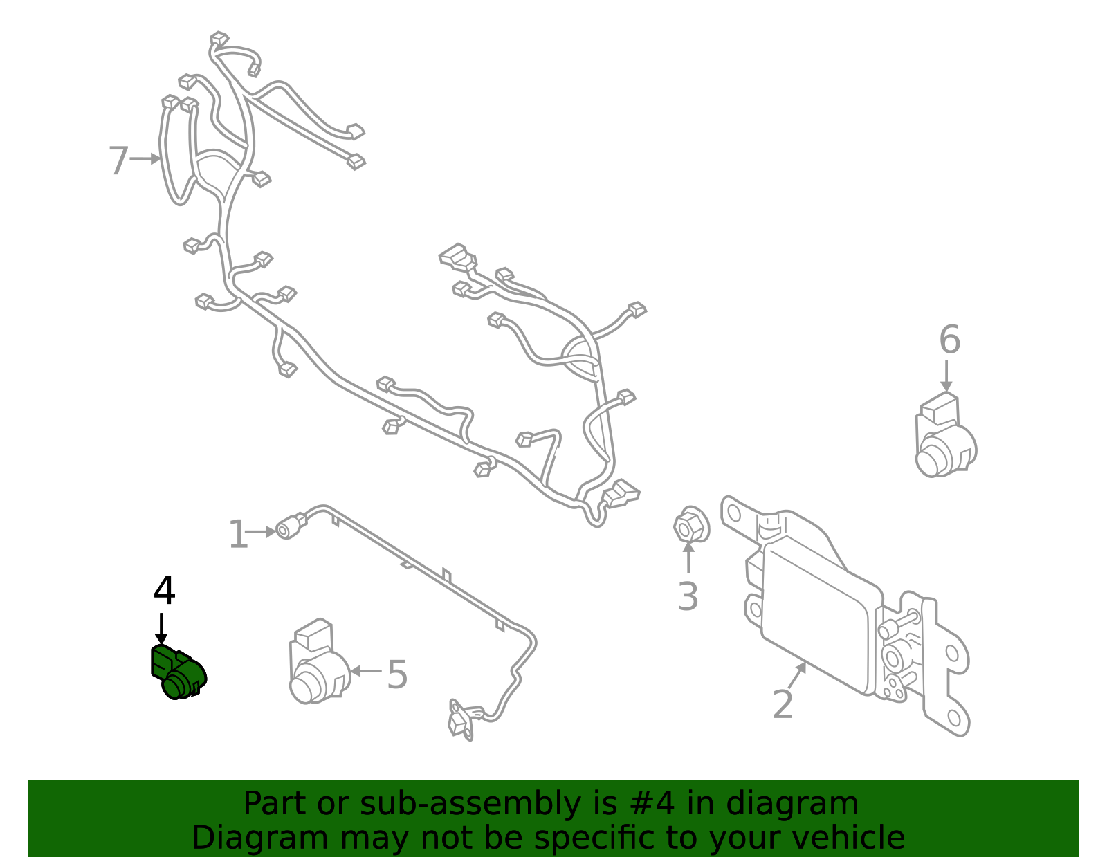 2021-2023 Hyundai Santa Fe Park Sensor 99310-S1800-WW8 | Hyundai ...