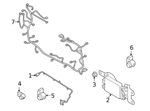 2021-2023 Hyundai Santa Fe Wire Harness 91890-S2510 | OEM Parts Online