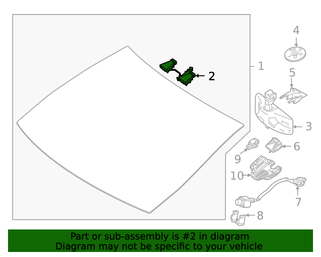 213-827-97-01 - Sun Visor 2019-2023 Mercedes-Benz | AutoNationParts.com