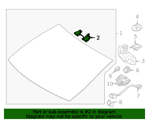 213-827-97-01 - Sun Visor 2019-2023 Mercedes-Benz | AutoNationParts.com