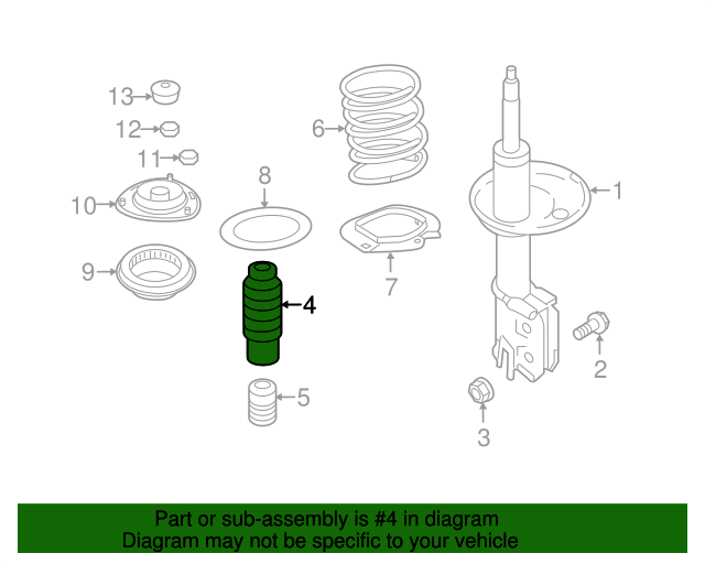 Genuine OEM Dust Cover Part# 54625-2T000 Fits 2011-2017 Hyundai: Up To ...