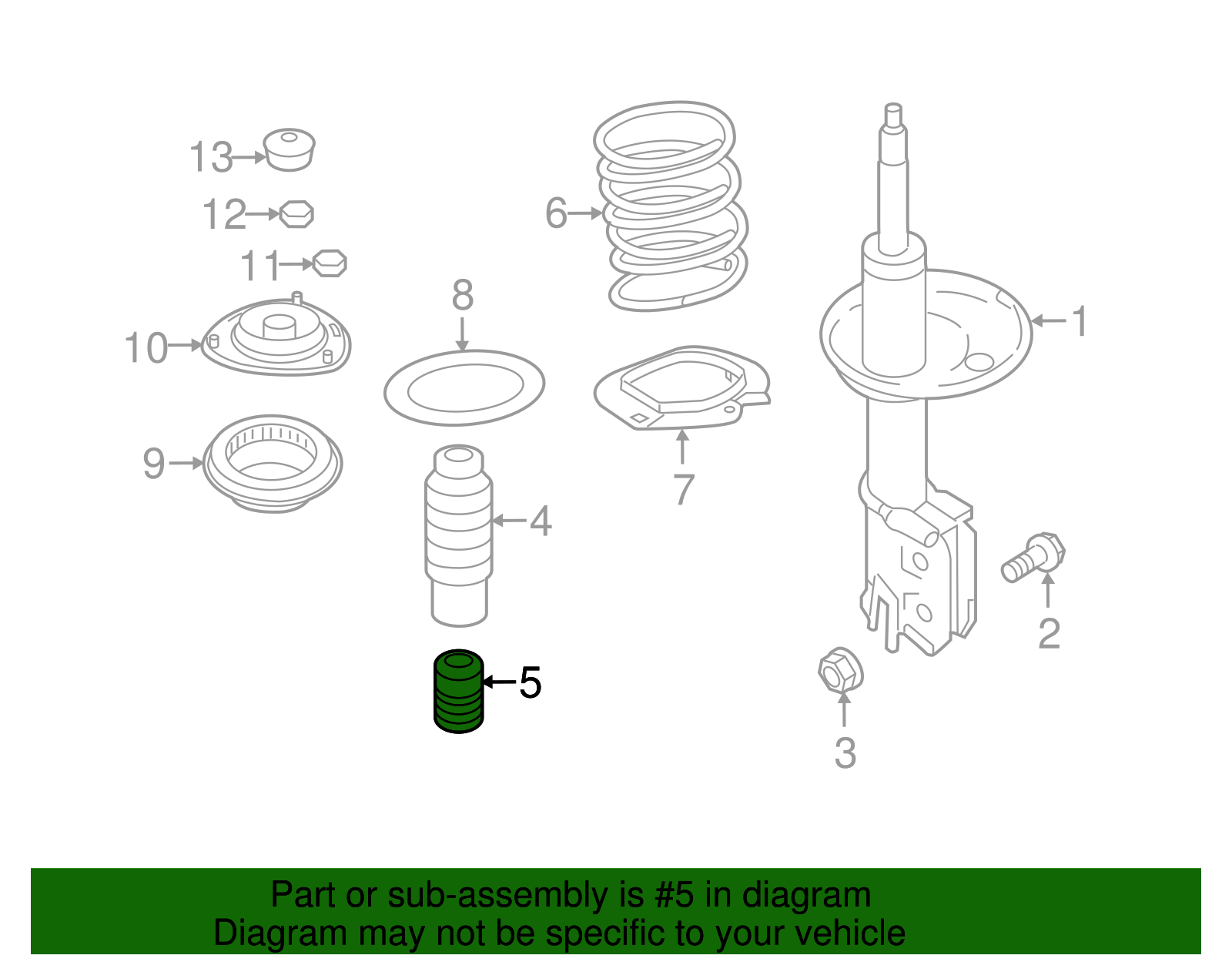 2010-2015 Hyundai Bumper 54626-3S000 | Retail Performance Auto Parts