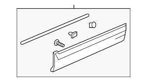 2017-2022 Honda CR-V Lower Molding 75332-TLA-A01 | Honda Factory Parts