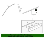 2017-2020 Honda CR-V Clip, Door Molding 91503-TLA-A01 | Honda Parts Online